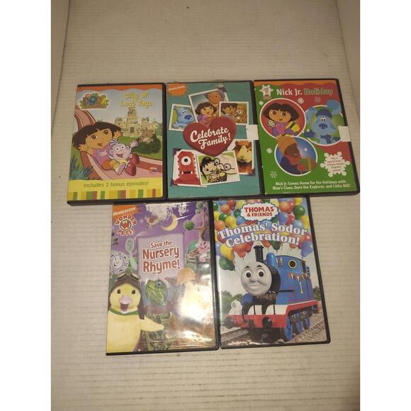 Media | Preschool Kids Dvd Lot Dora Thomas Wonder Pets Blues Clues Nick ...